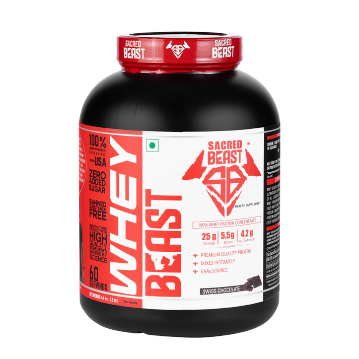 WHEY BEAST | 100% Whey Protein Concentrate with Shaker – Sacred Beast